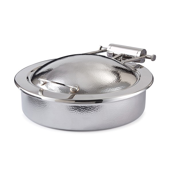 Hinged Induction/Grill Chafers - Round Hammered Induction Chafer ...