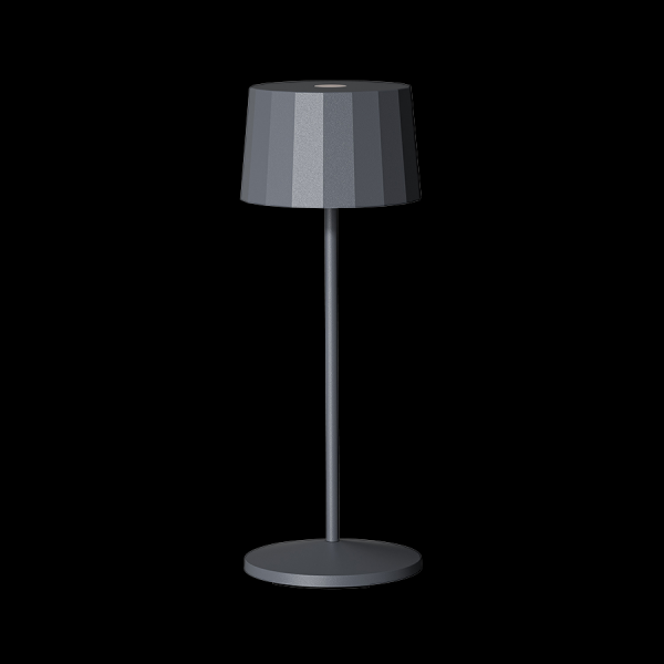 Octa - Dark Grey LED Rechargable Table Light - LMPOCT300GRY