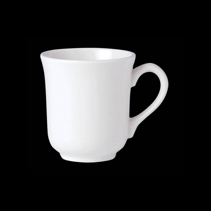 white drinking mugs